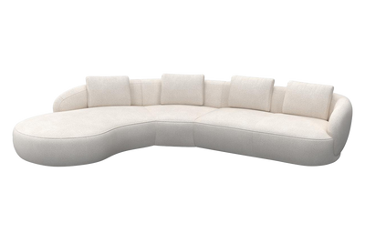 Aurelo Curve Sofa - Modern Statement Sofa | Bridgman | Chenille Stone ...