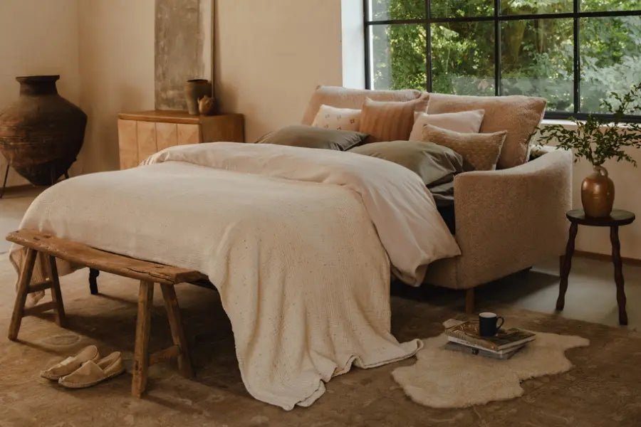 Aurelo Float 4 Seater Sofa Bed - Luxury Sofa Beds | Bridgman