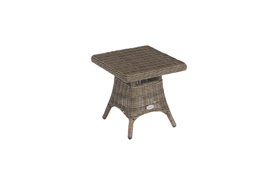 50cm Mayfair Square Side Table - Rattan | Bridgman