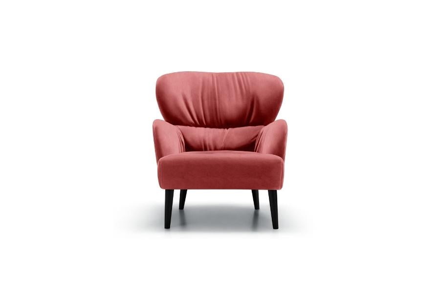 Romsey Armchair - Handmade Sofas | Bridgman | Classic Velvet Raspberry ...